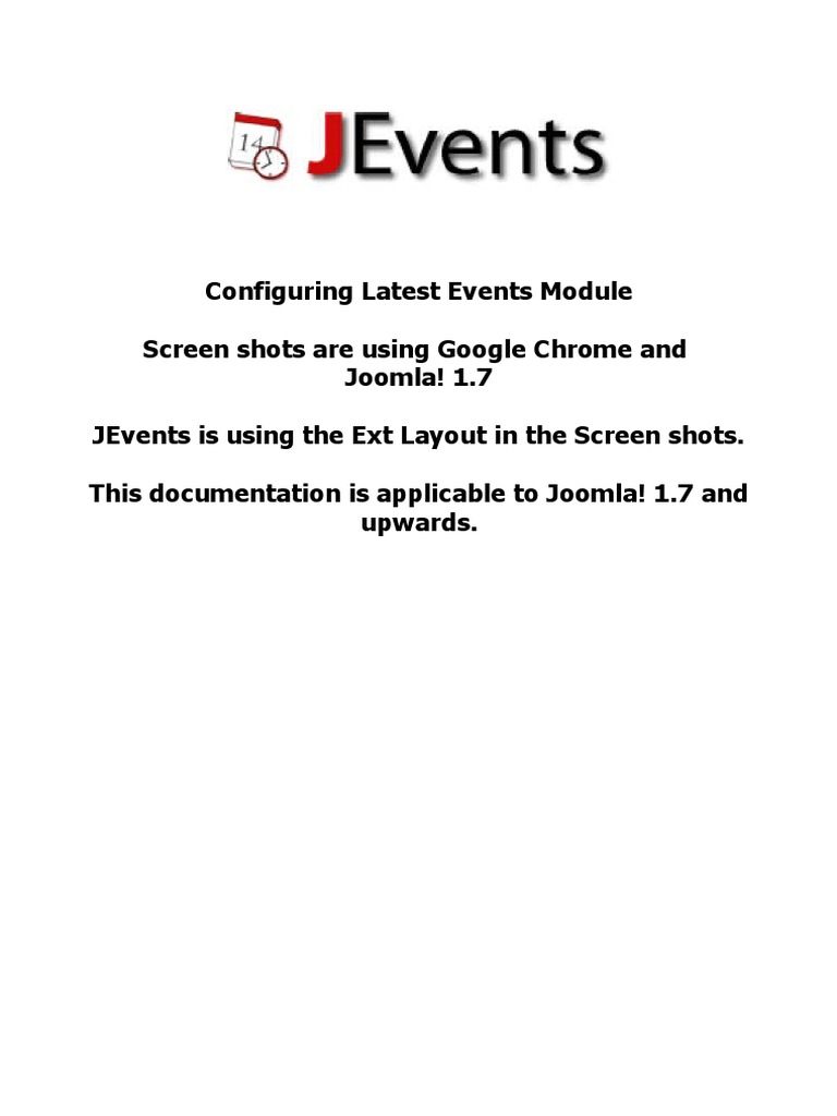 Latest Events Module v3 | PDF | Software Development | Computer Engineering