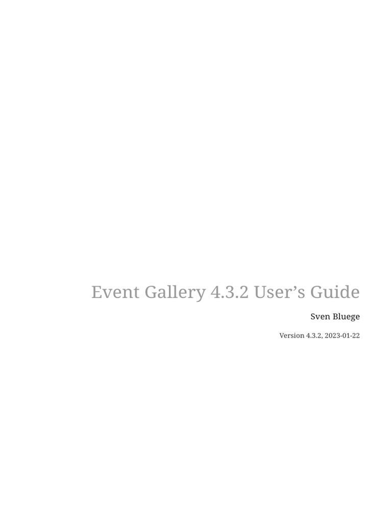 Event Gallery | PDF | Computer Science | Software