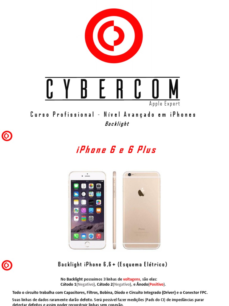 Diagnóstico e Reparo de Backlight iPhone | PDF | Rede elétrica | Diodo