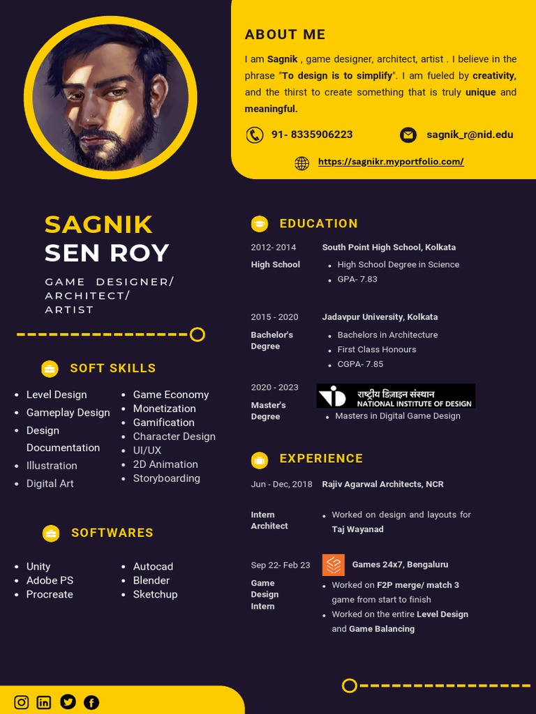 Sagnik Resume Updated | PDF | Application Software | Software