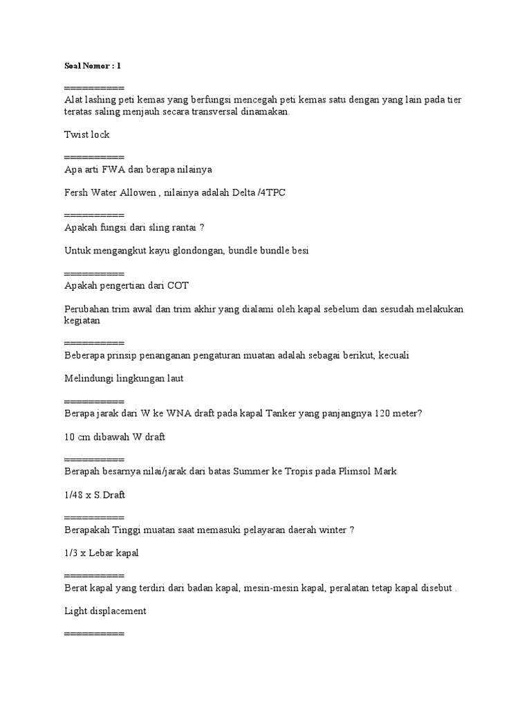 Inspect and Report Defects and Damage To Cargo Spaces, Hatch Covers and Ballast Tanks | PDF