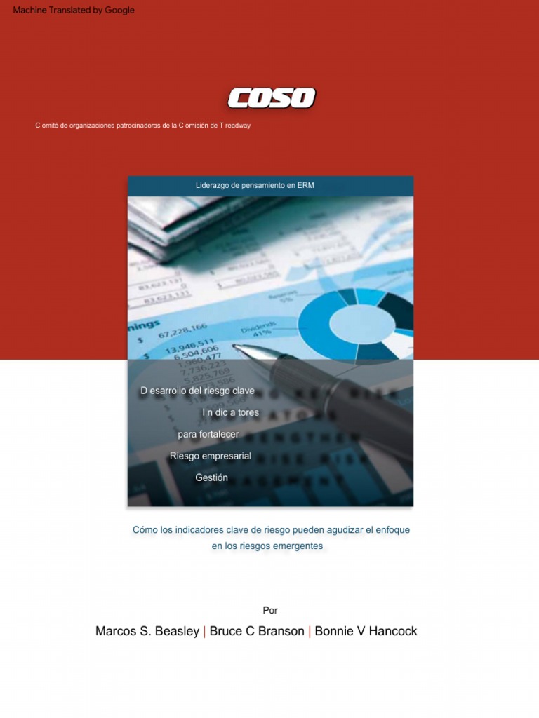 COSO Key Risk Indicators | PDF