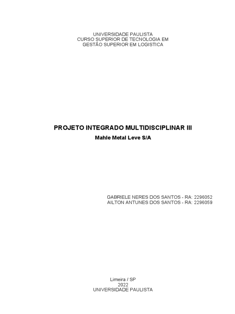 Unip-Pim Iii | PDF | Análise SWOT | Economias