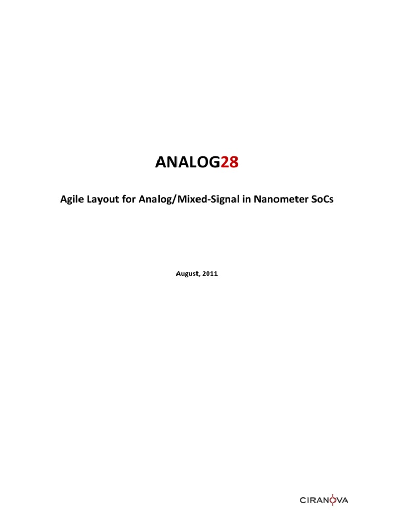 Agile Layout Whitepaper | PDF | Circuit Design | Agile Software Development