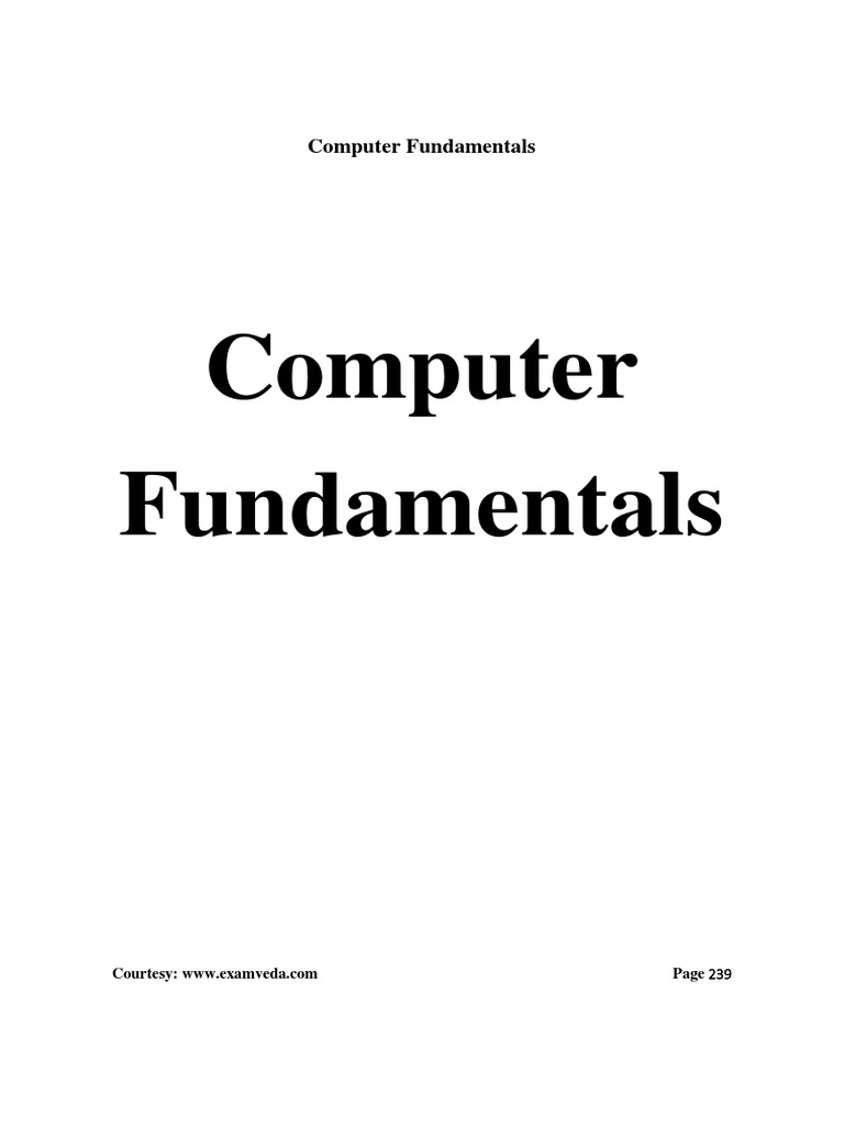 Examveda Computer | PDF | Computer Data Storage | Random Access Memory Examveda Computer | PDF | Computer Data Storage | Random Access Memory