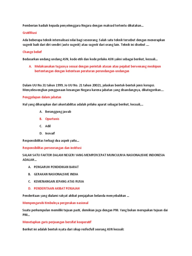 Etika ASN dan Korupsi dalam Pelayanan Publik | PDF