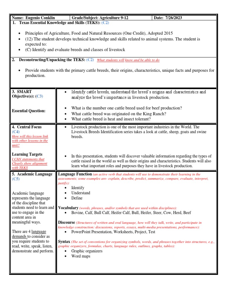 Lesson Plan Guide LPG | Download Free PDF | Educational Assessment | Learning