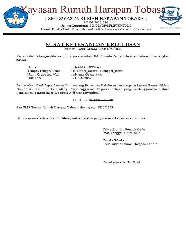 Format SKL 2021 | PDF