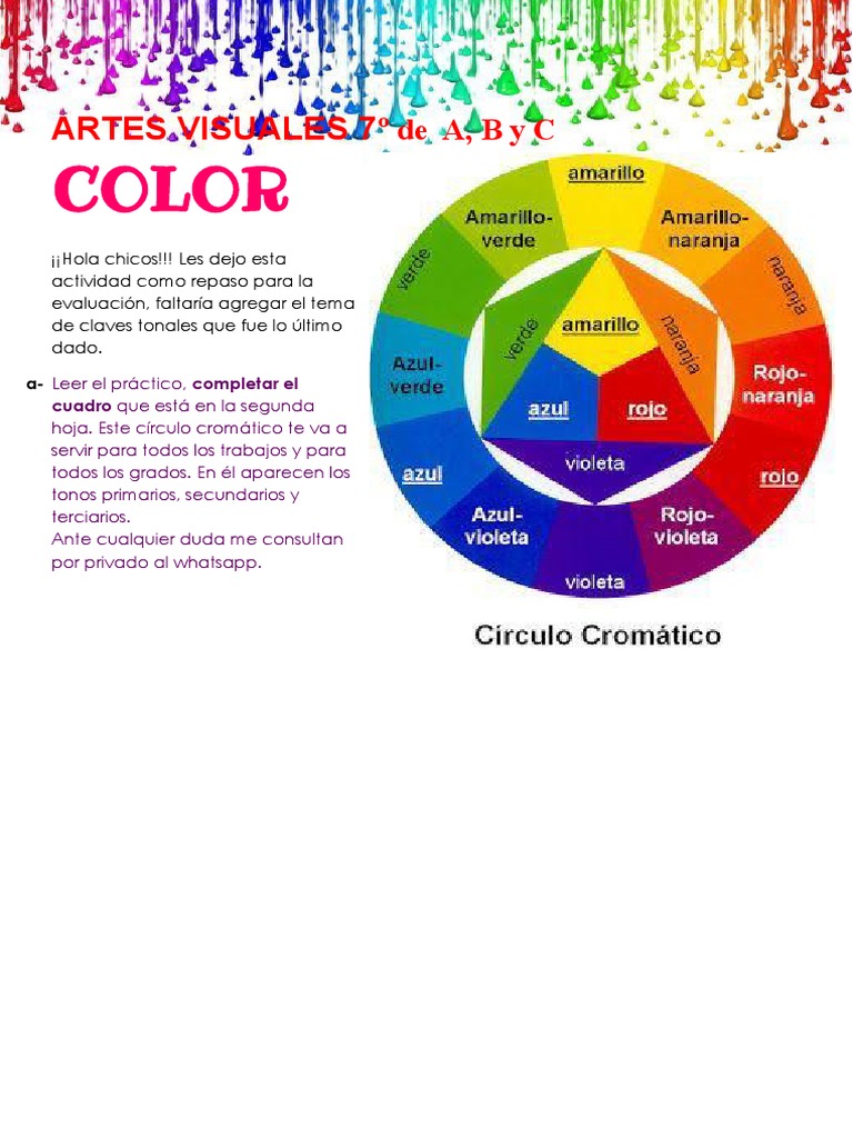 ARTES VISUALES 6º y 7º - 9 COLOR | PDF