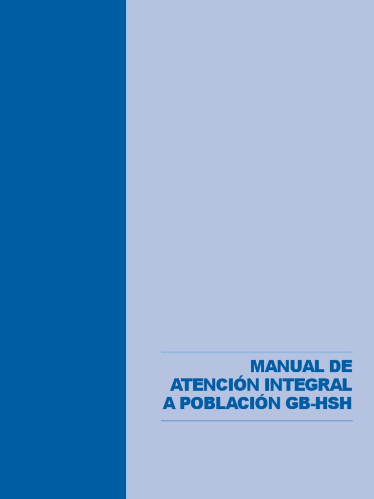 Manual de Atención Integral A La Población HSH | PDF