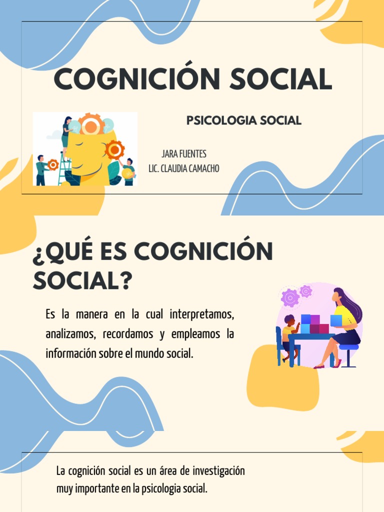 Definición y Procesos de Cognición Social | PDF | Pensamiento | Información