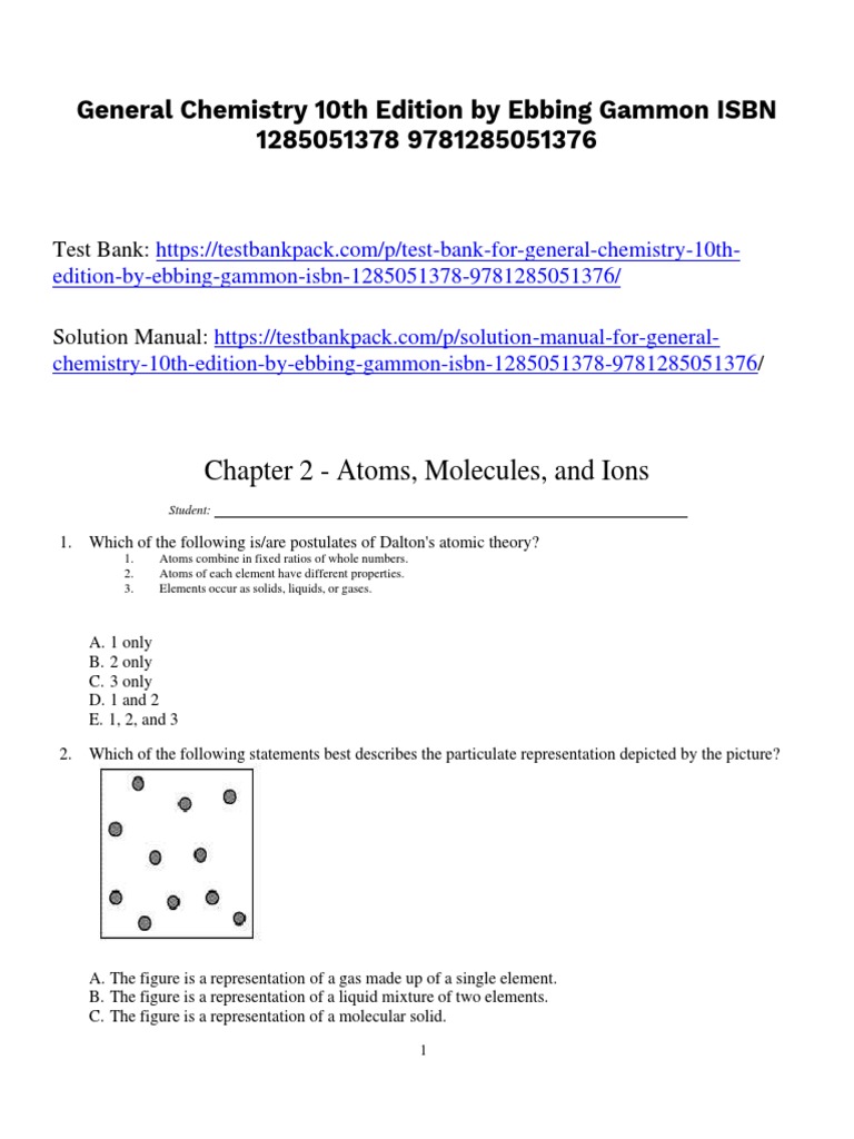 General Chemistry 10th Edition Overview | PDF | Isotope | Neutron