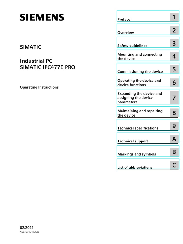 Ipc477e-Pro Operating Instructions EnUS en-US | PDF