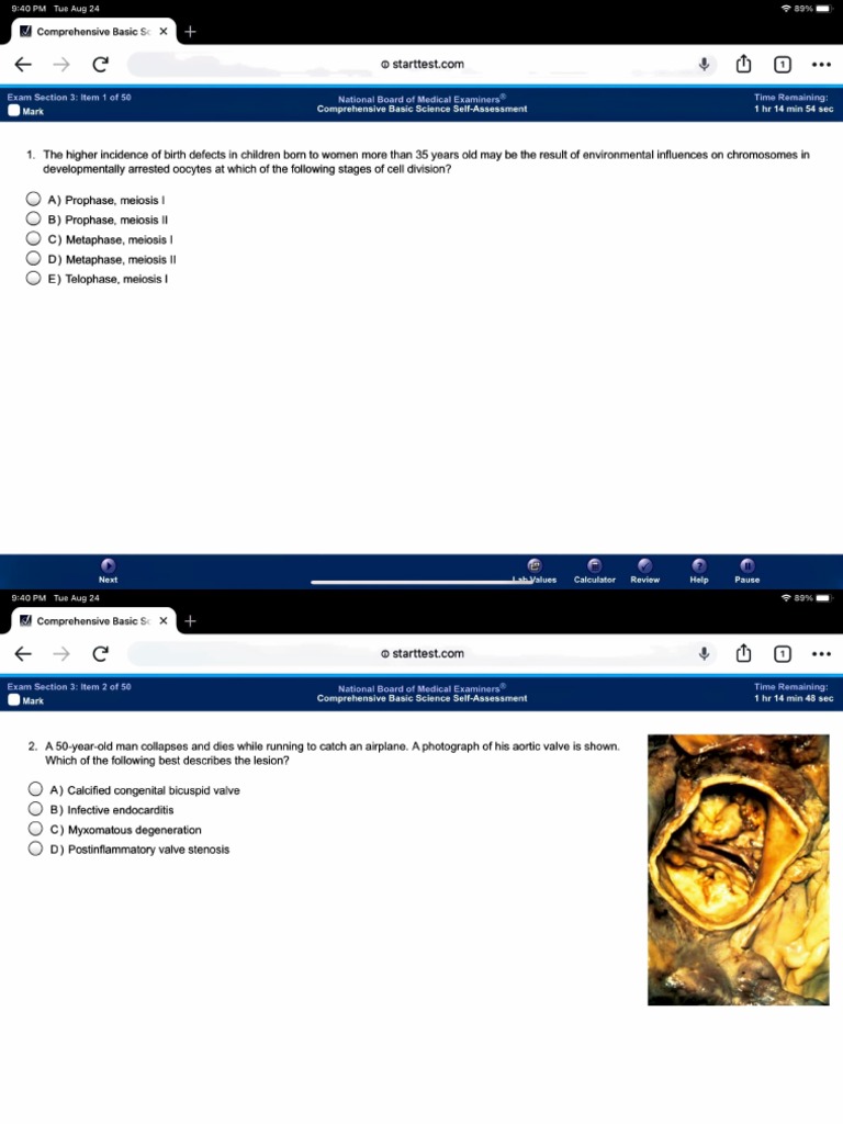 03a. Nbme 26 BL 3 Q only | PDF