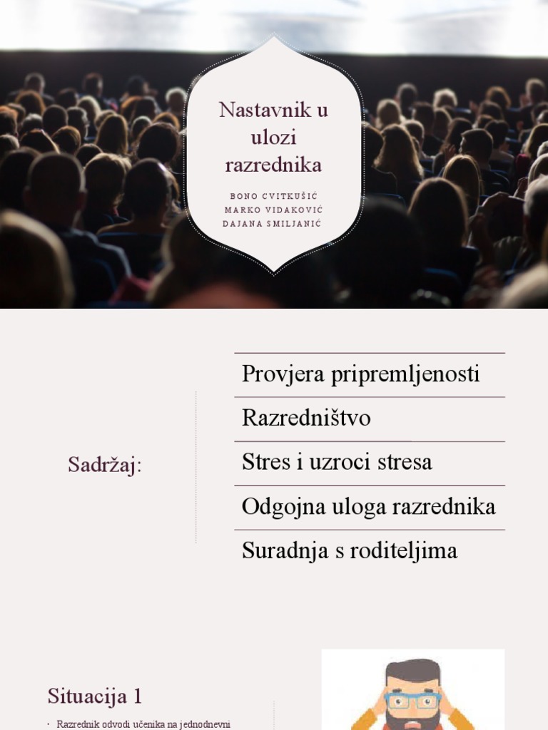 Nastavnik U Ulozi Razrednika | PDF