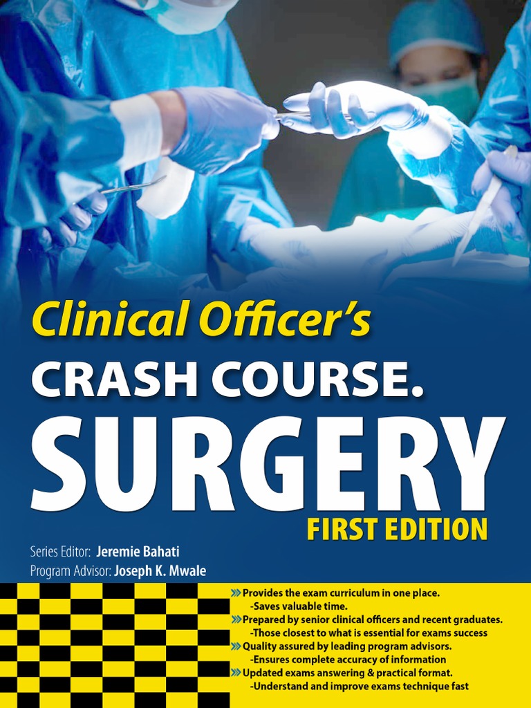 Clinical Officer's Crash Course - Surgery & ENT | Download Free PDF ...