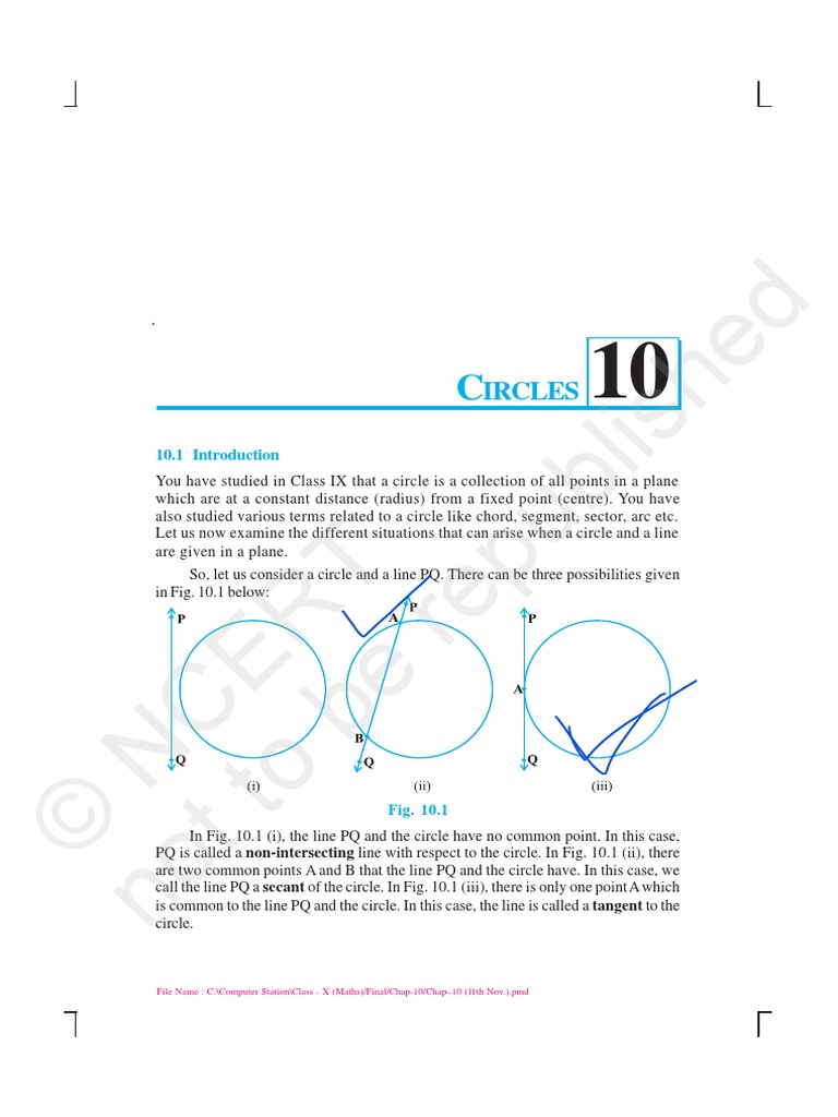 Jemh 110 | PDF | Circle | Perpendicular