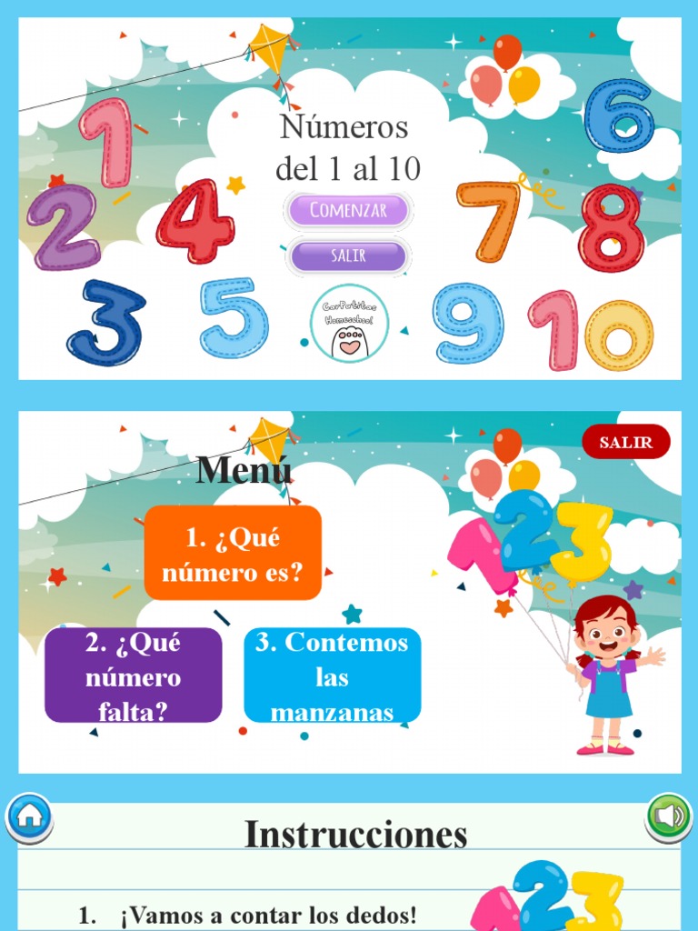 Números Del 1 Al 10 | PDF