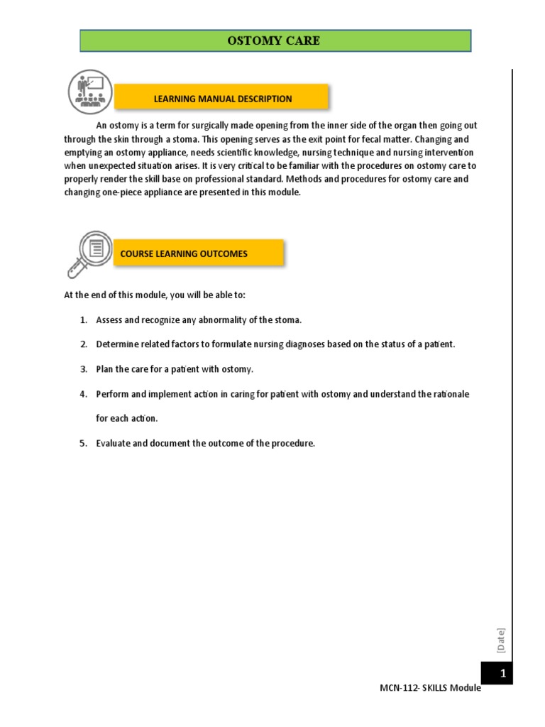 Ostomy Care | Download Free PDF | Clinical Medicine | Medical Specialties