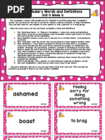 Reading Vocabulary Acts | PDF | Career & Growth | Language Arts ...