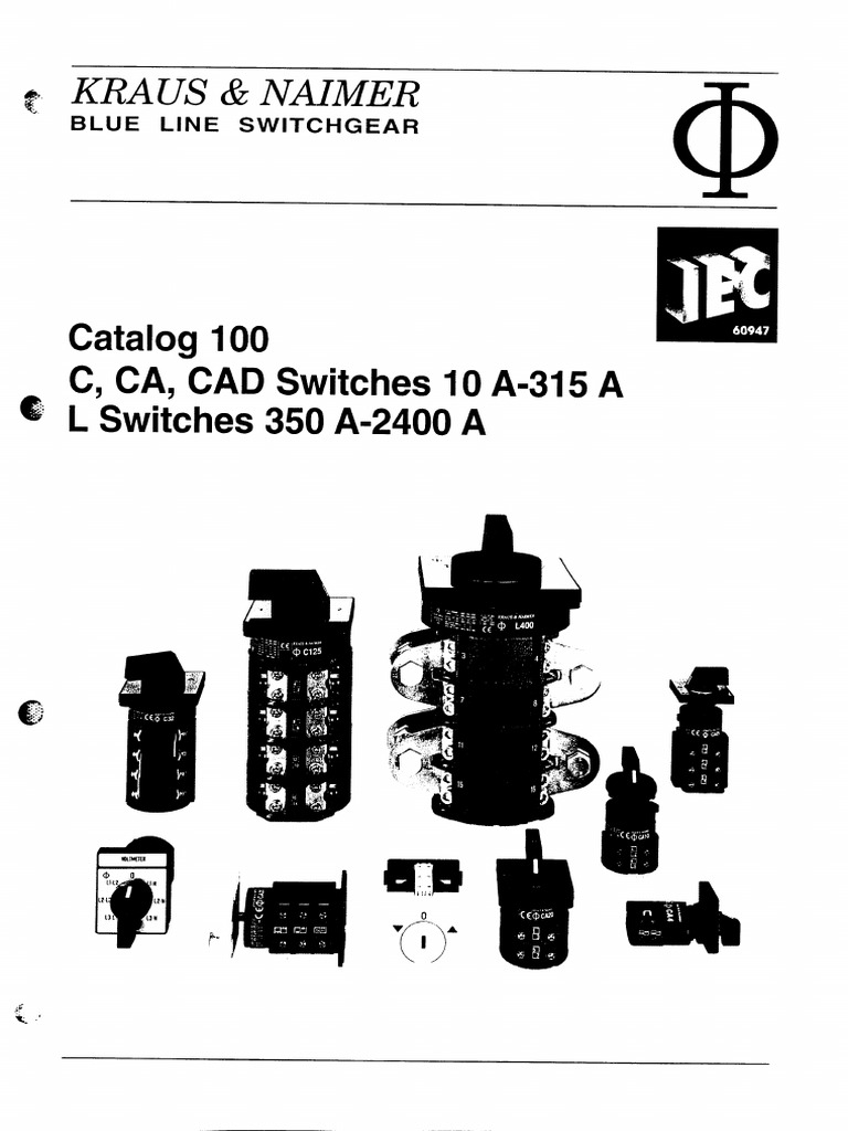 Kraus & Naimer-CA10A200-datasheet | PDF