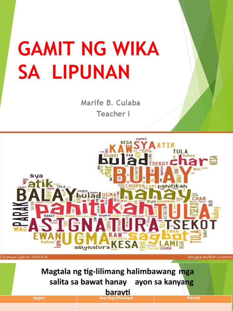 Lesson 5 Mga Gamit NG Wika FINAL | PDF