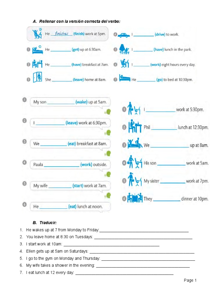 ESL Test - Upper Beginner | PDF