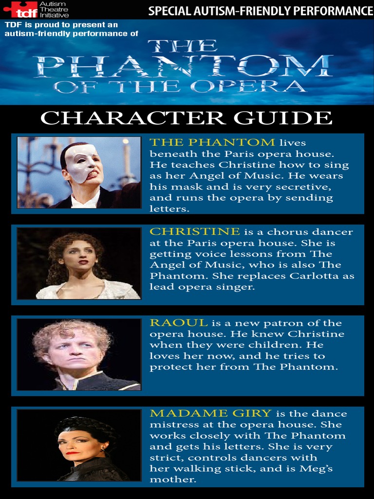 Phantom Character Guide | PDF | Erik (The Phantom Of The Opera ...