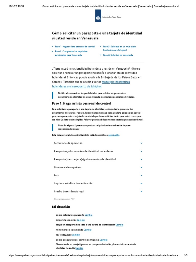 Listado Documentos para Cita Consulado | PDF | Pasaporte | Gobierno y ...