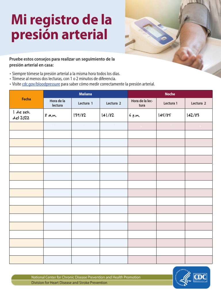 My BP Log Spanish 508 | PDF