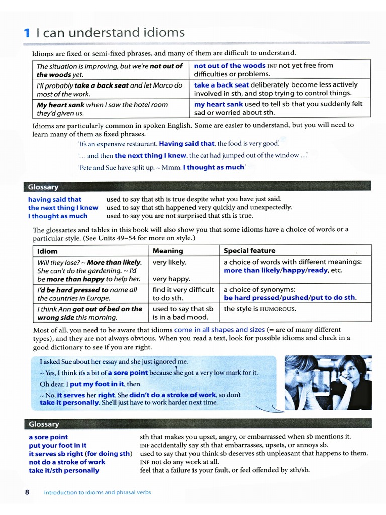 OWS Idioms and Phrasal Verbs Adv | PDF