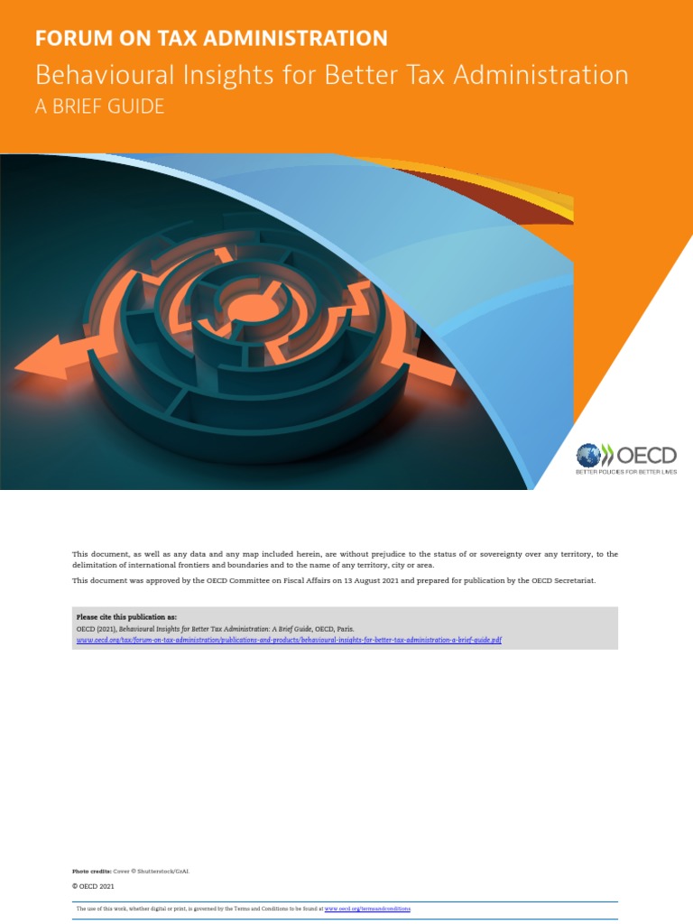Behavioural Insights For Better Tax Administration A Brief Guide | PDF ...