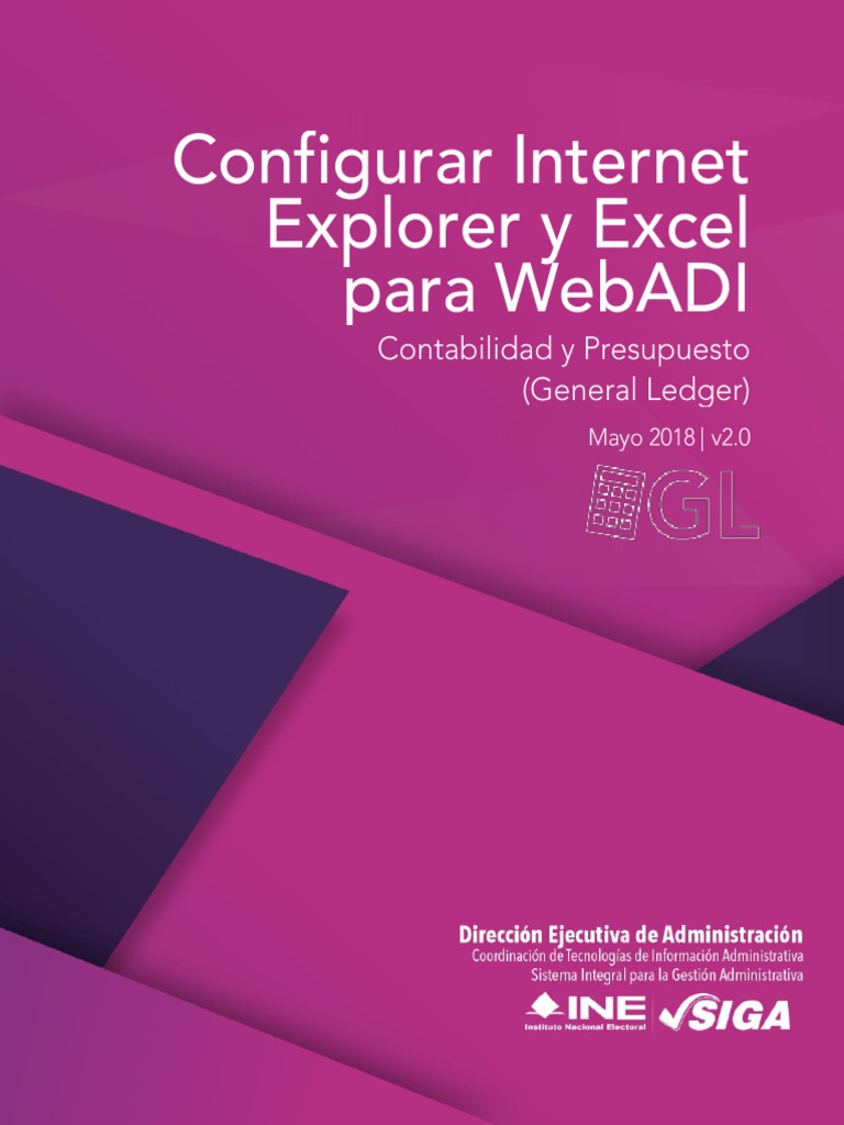 Configuración WebADI en IE y Excel | PDF | explorador de Internet | Microsoft Excel