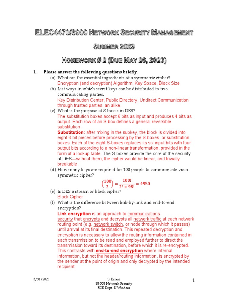 Elec4470 Hw2 Solution s2023 | PDF