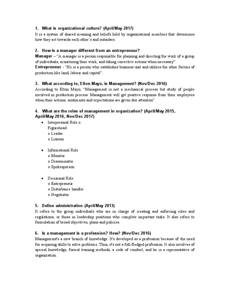 Pom Unit-1 Ques | PDF Pom Unit-1 Ques | PDF