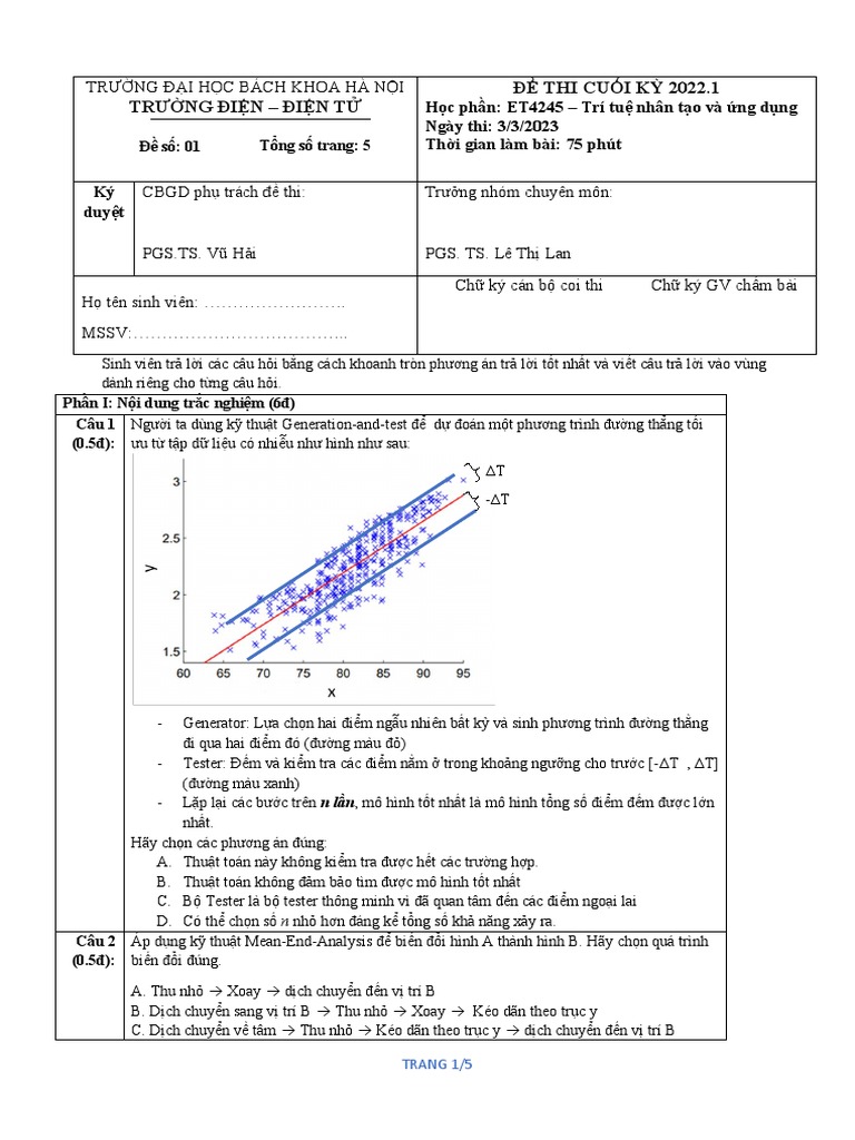 Dethi AI Ky1 2022 2023 De1 - Final | PDF