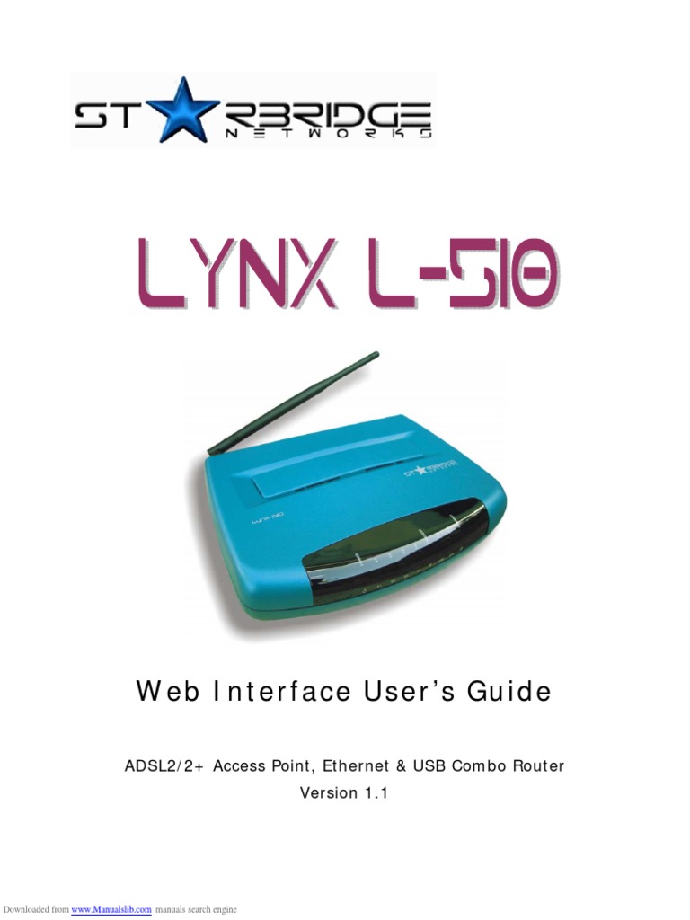 Lynx l510 | PDF | Ip Address | Computer Network