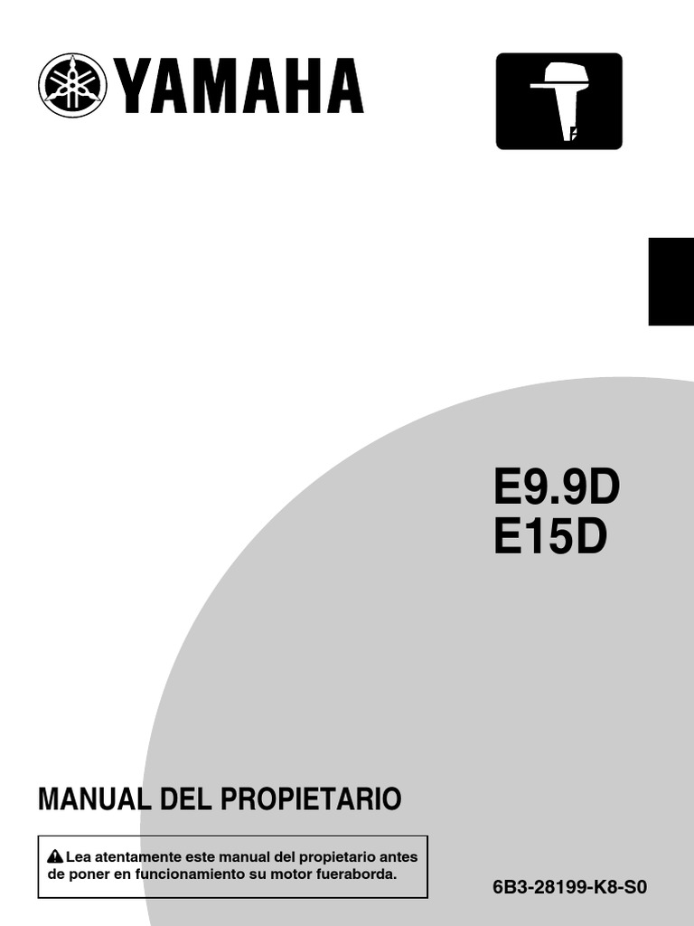 E9.9d E15d Manual Operador | PDF | Gasolina | Ingeniería mecánica