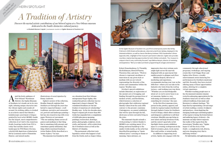 Southern Artistry at Ogden Museum | PDF