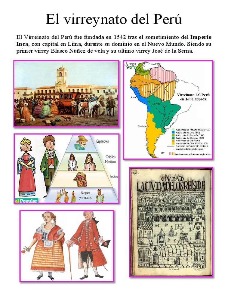 El Virreynato Del Perú | PDF | Perú | América del Sur