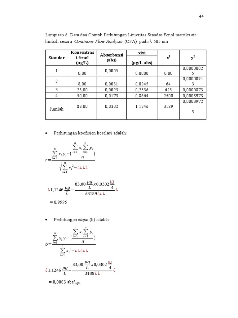 Lampiran 3 Perhitungan | PDF