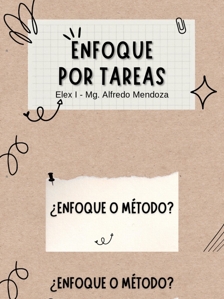 Enfoque Por Tareas | PDF | Enseñando | Maestros