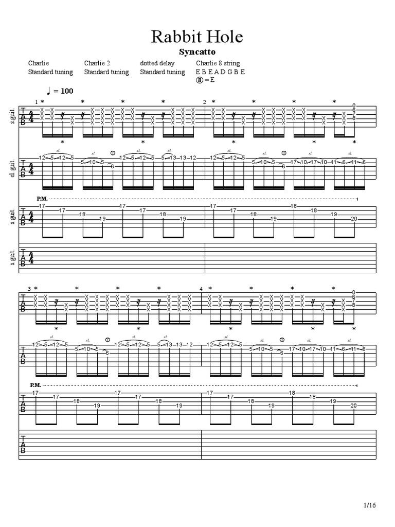 Rabbit Hole | PDF | Pitch (Music) | Music Theory