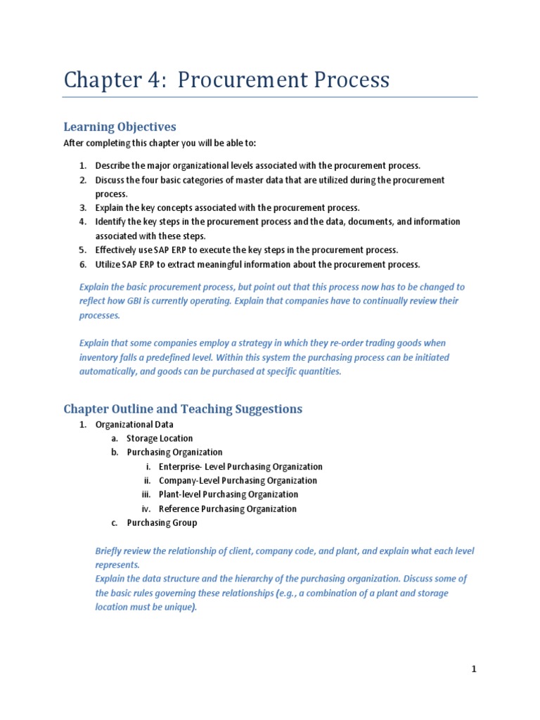 SAP Procurement Process Guide | PDF | Receipt | Invoice
