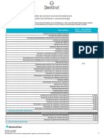 Tabela de Preços Médis Light 2024 | PDF | Dente humano | Implante dentário