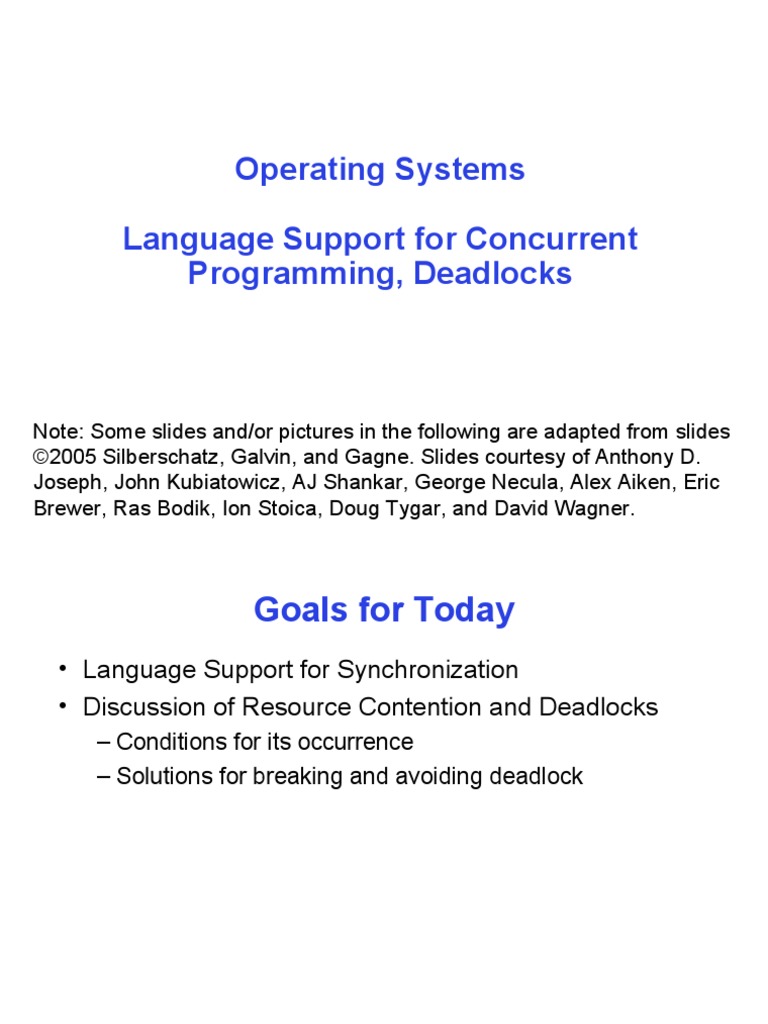 006 Deadlock Pdf Scala Programming Language Computer Architecture 0876