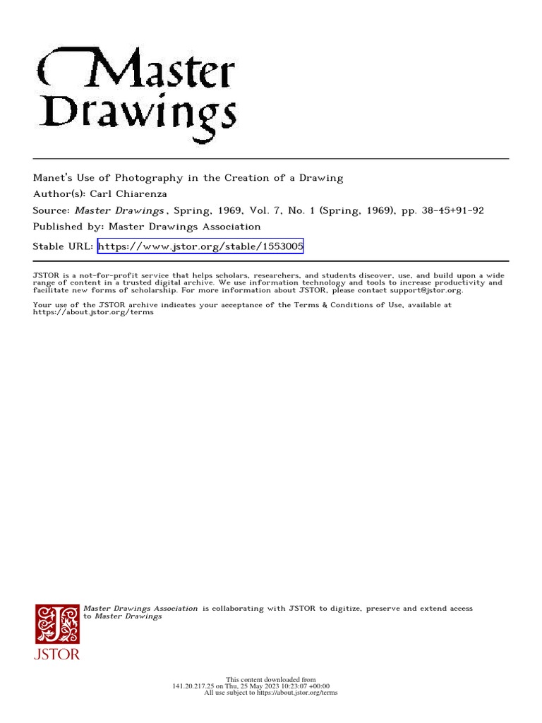 Manet Painting Photography | PDF | Édouard Manet | Drawing