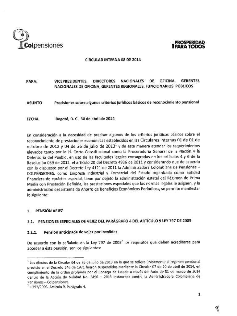 Circular Interna 8 | PDF