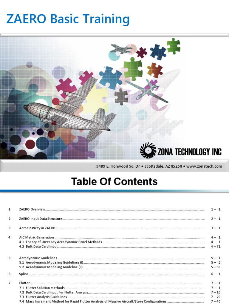 ZAERO Basic Training | PDF