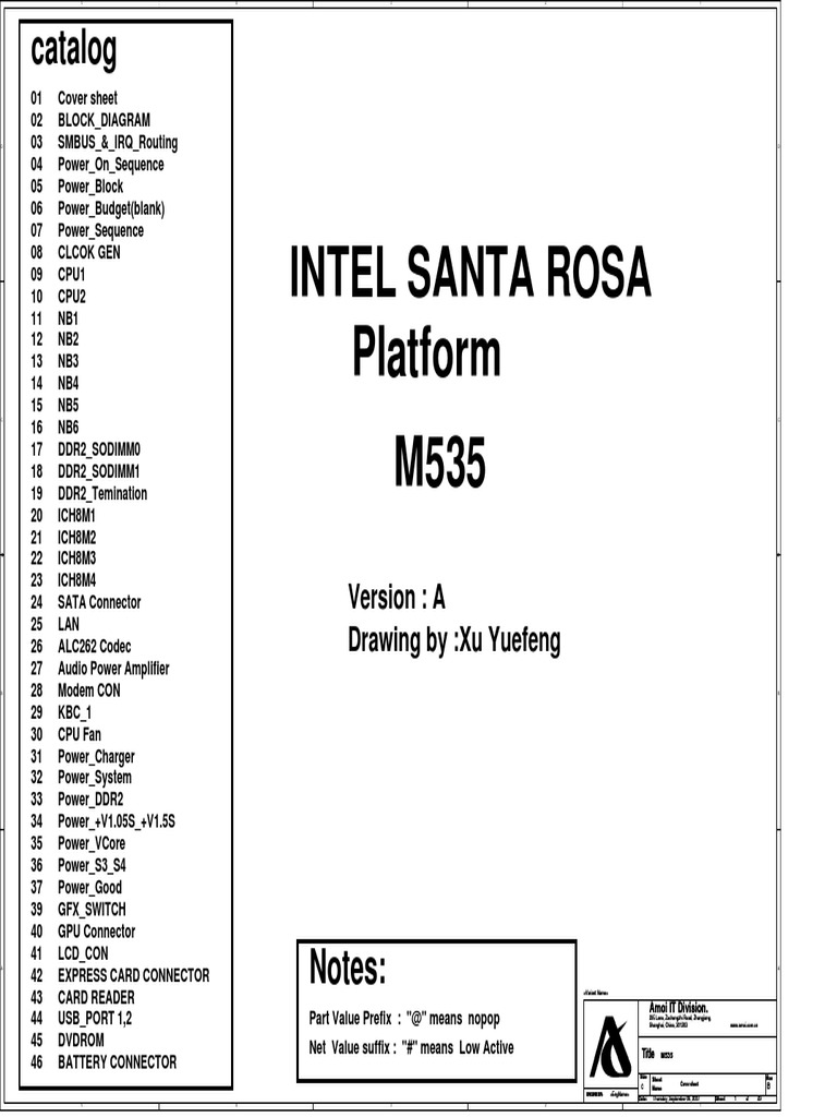Amoi M535 - REV A | PDF | Office Equipment | Personal Computers